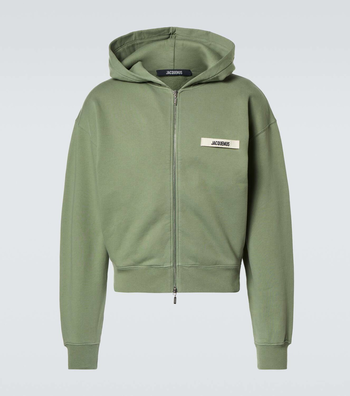 Jacquemus Le Hoodie Gros Grain Zippé cotton hoodie Jacquemus