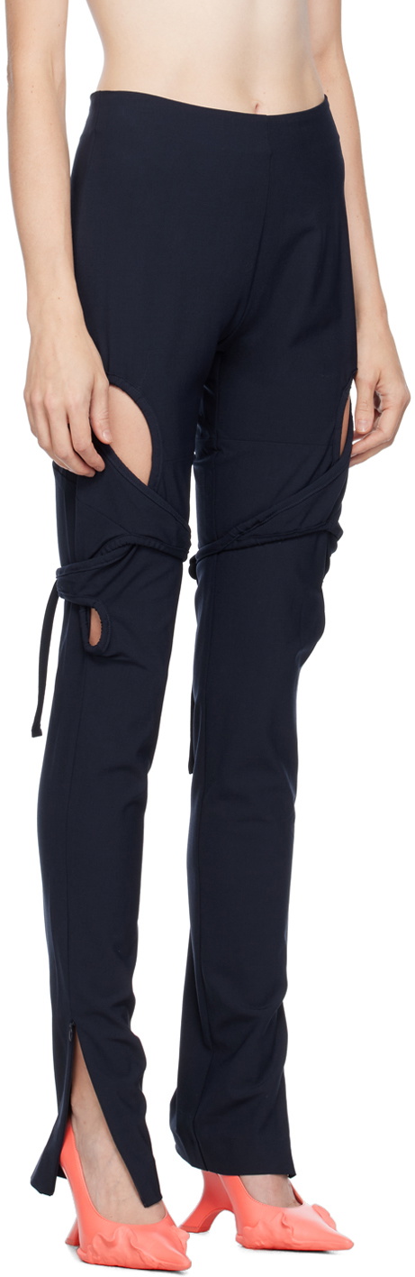 Ottolinger Navy Fitted Loop Trousers Ottolinger
