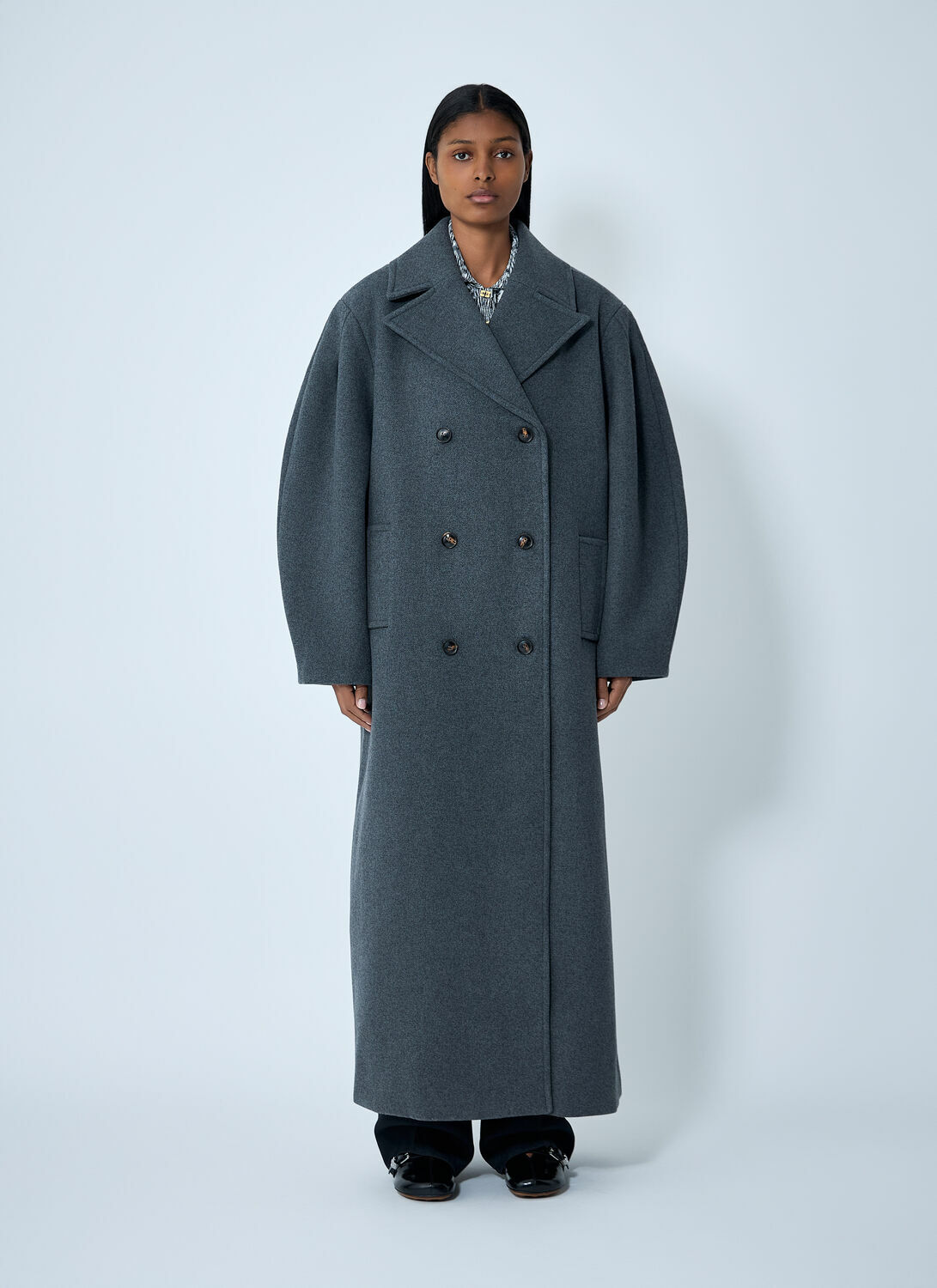 GANNI Wool-Blend Coat GANNI