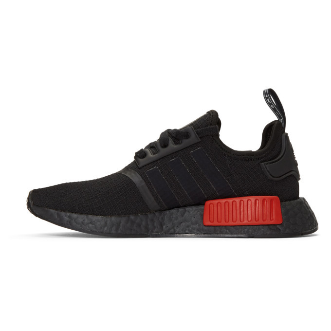 adidas Originals Black and Red NMD-R1 Sneakers adidas Originals