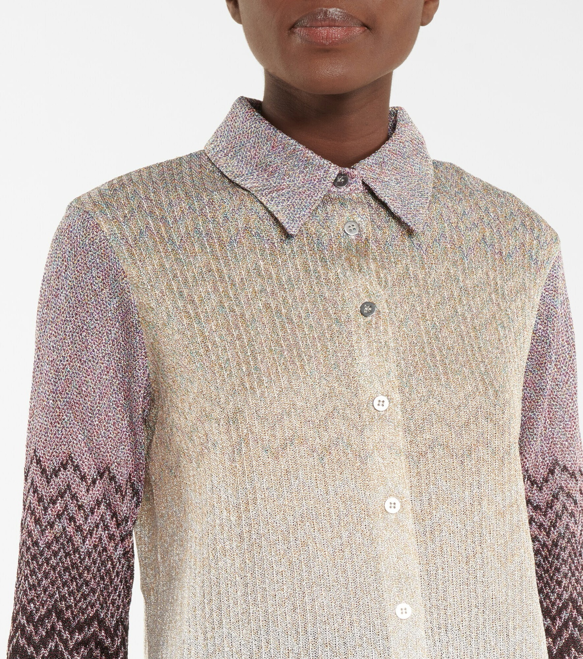 Missoni - Metallic-knit shirt Missoni