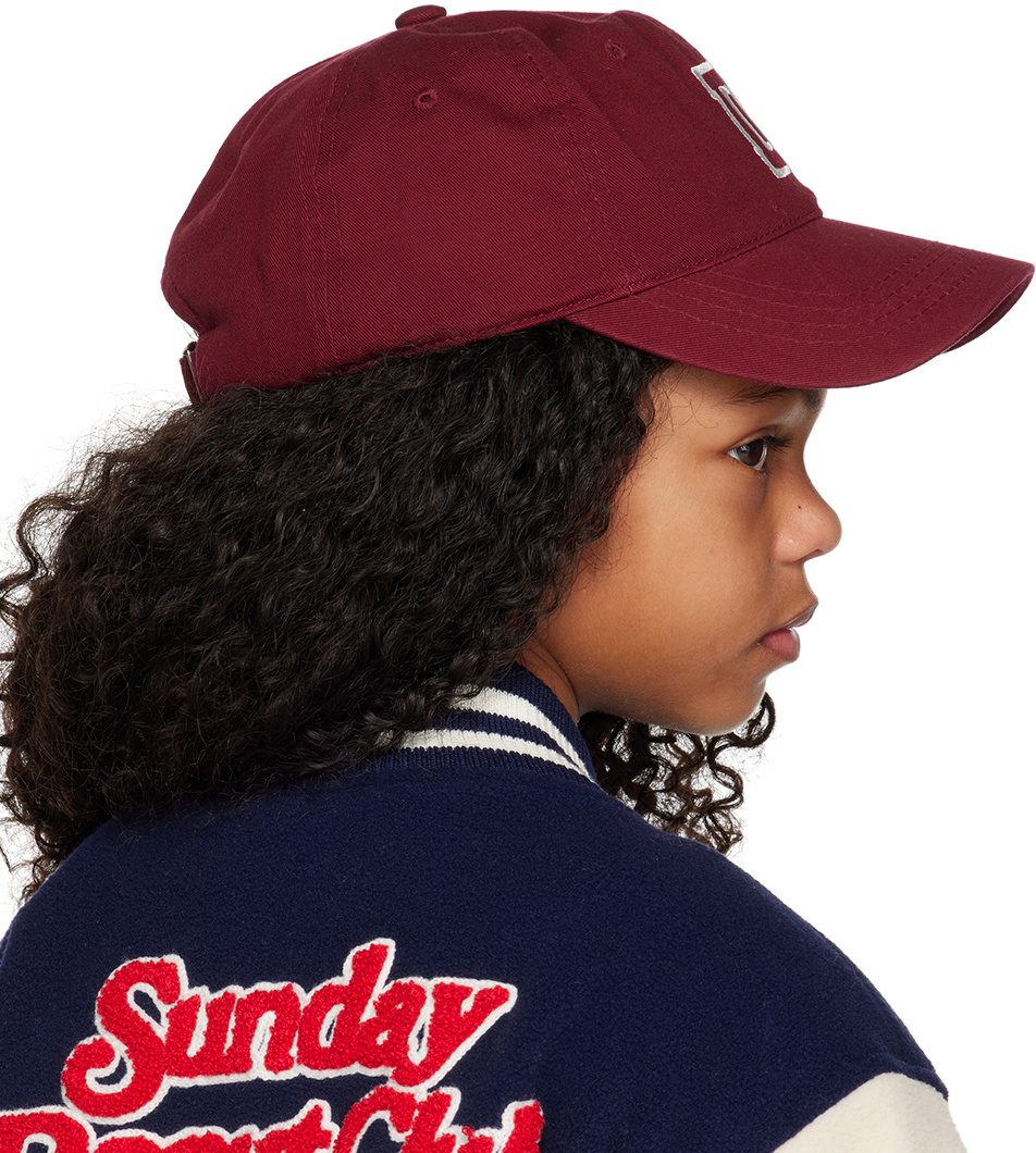 SUNDAY DONUT CLUB® Kids Burgundy 'D' Logo Cap
