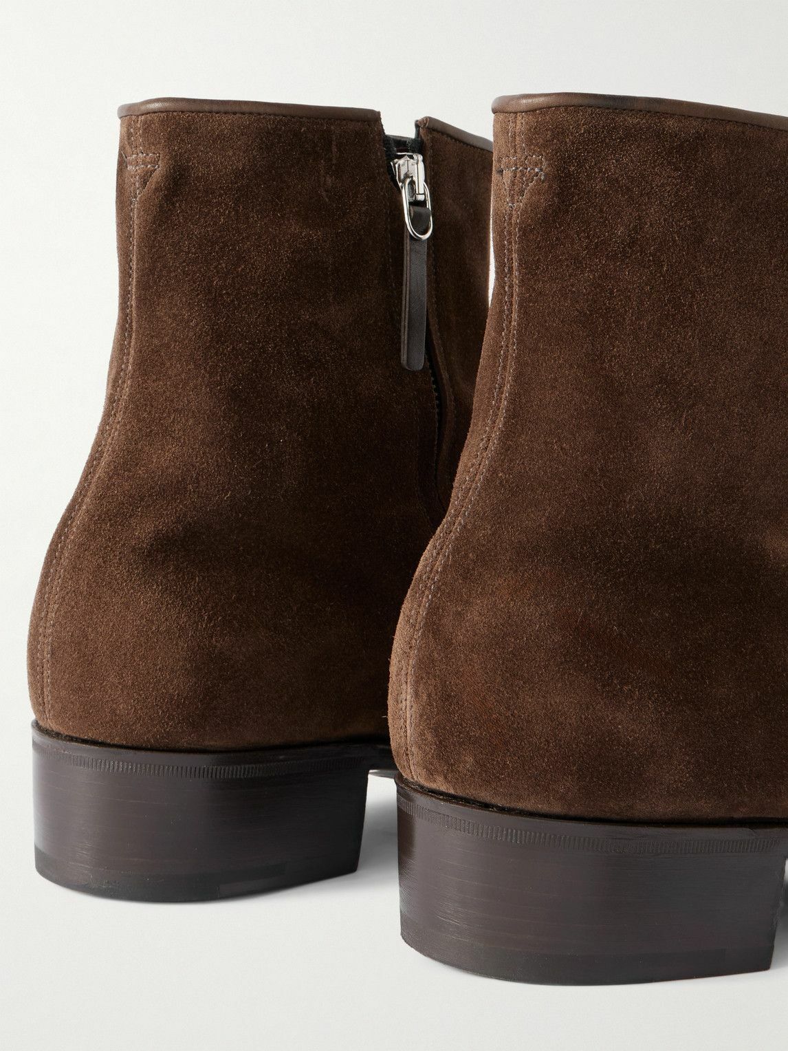 John Lobb - Freddi Suede Boots - Brown John Lobb