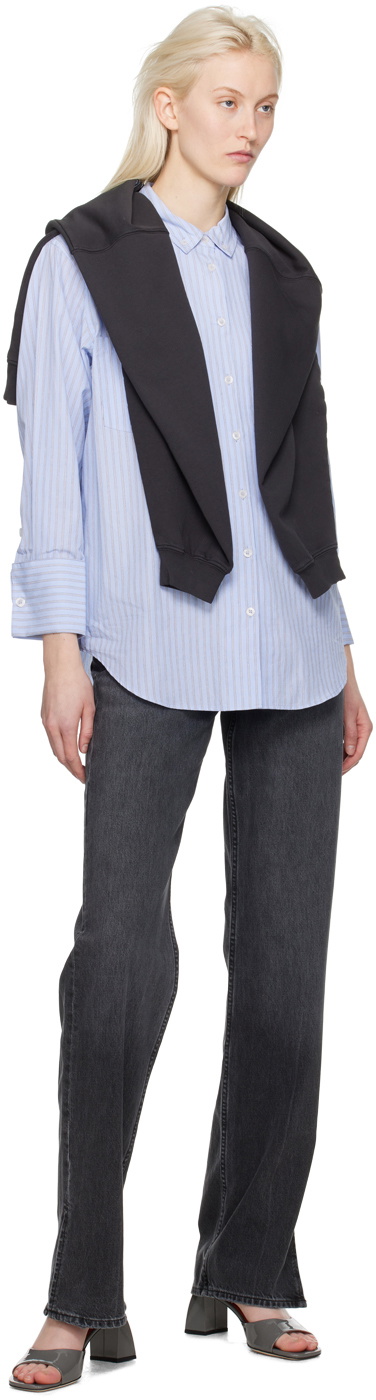 ANINE BING Blue Catherine Shirt ANINE BING