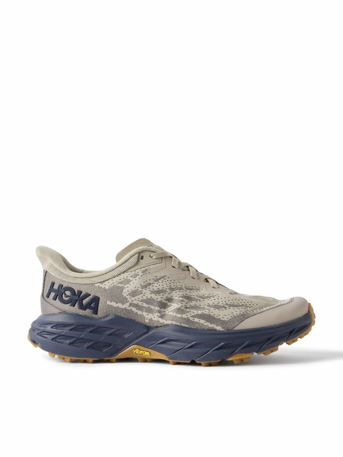 Hoka - Speedgoat 5 Rubber-Trimmed Mesh Sneakers - Gray Hoka One One