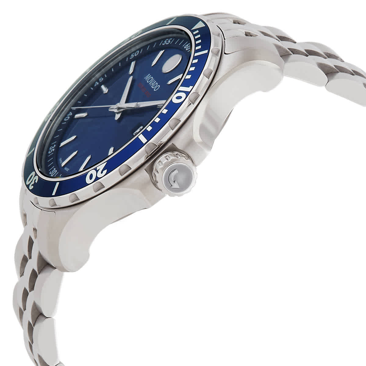 Movado Series 800 Quartz Blue Dial Mens Watch 2600183 Movado