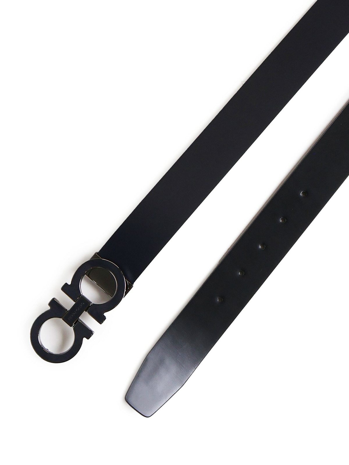 Ferragamo Gancini Belt In Calfskin Salvatore Ferragamo