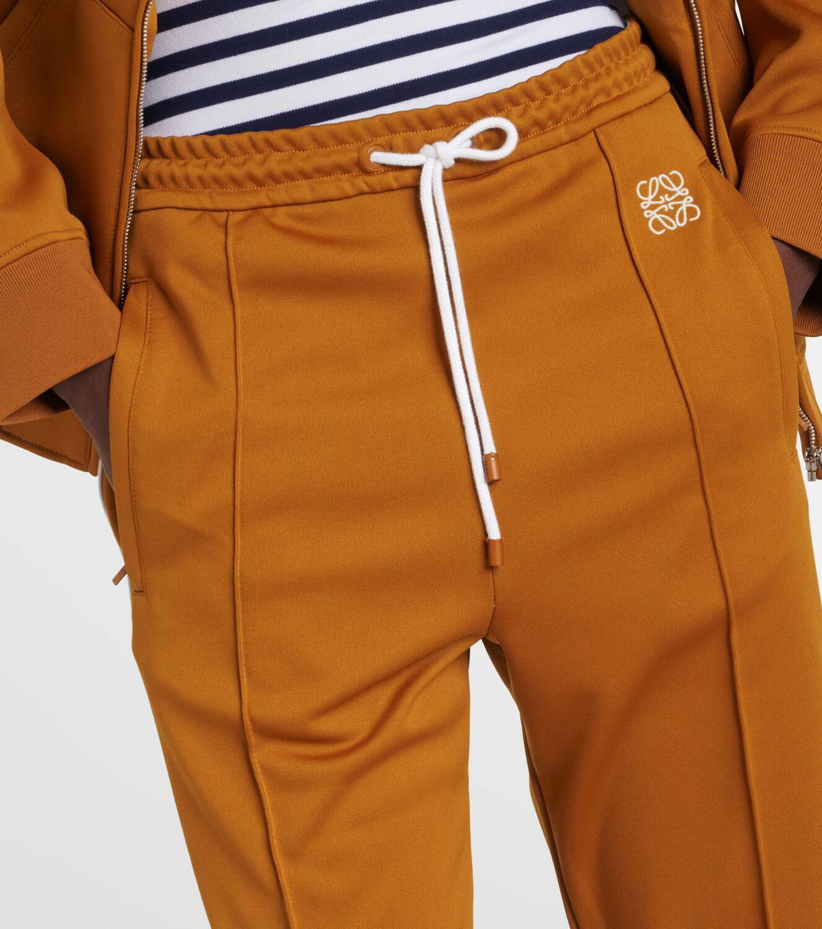 Loewe Anagram striped jersey sweatpants Loewe