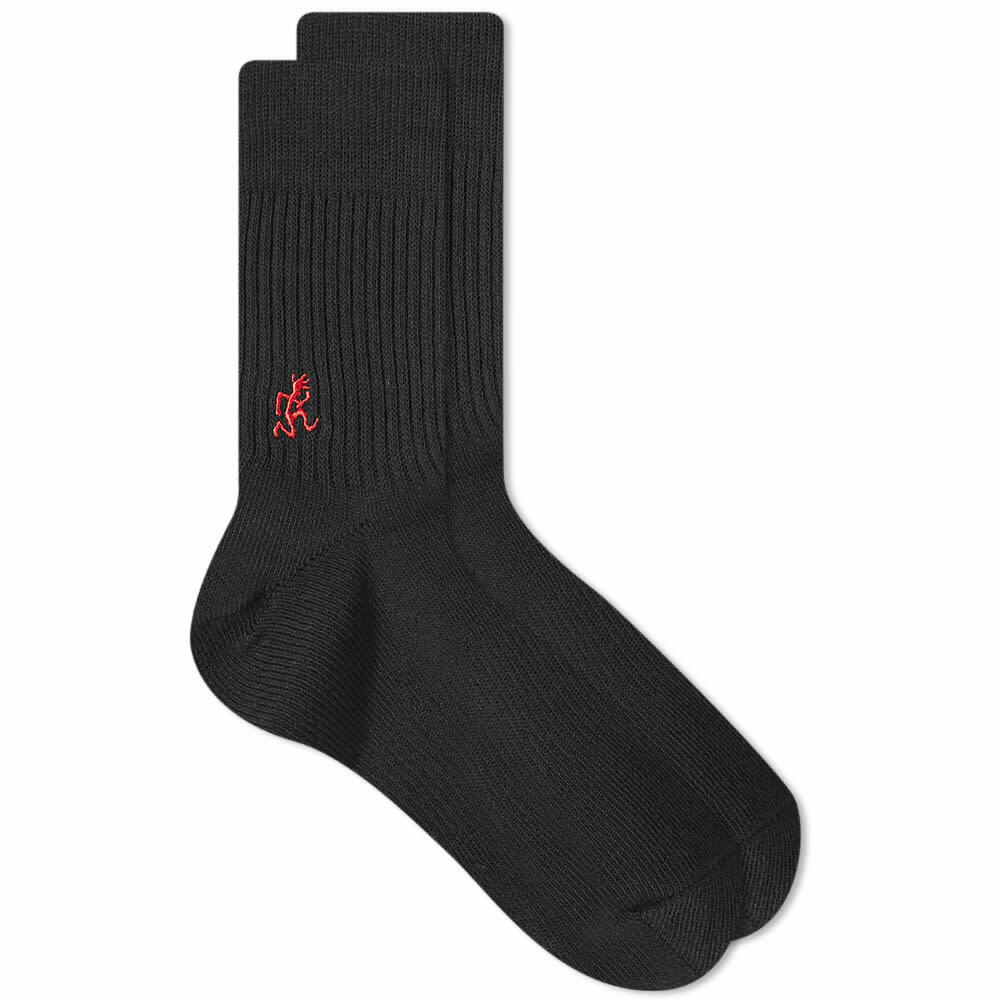 Gramicci Men's Basic Crew Sock in Black Gramicci