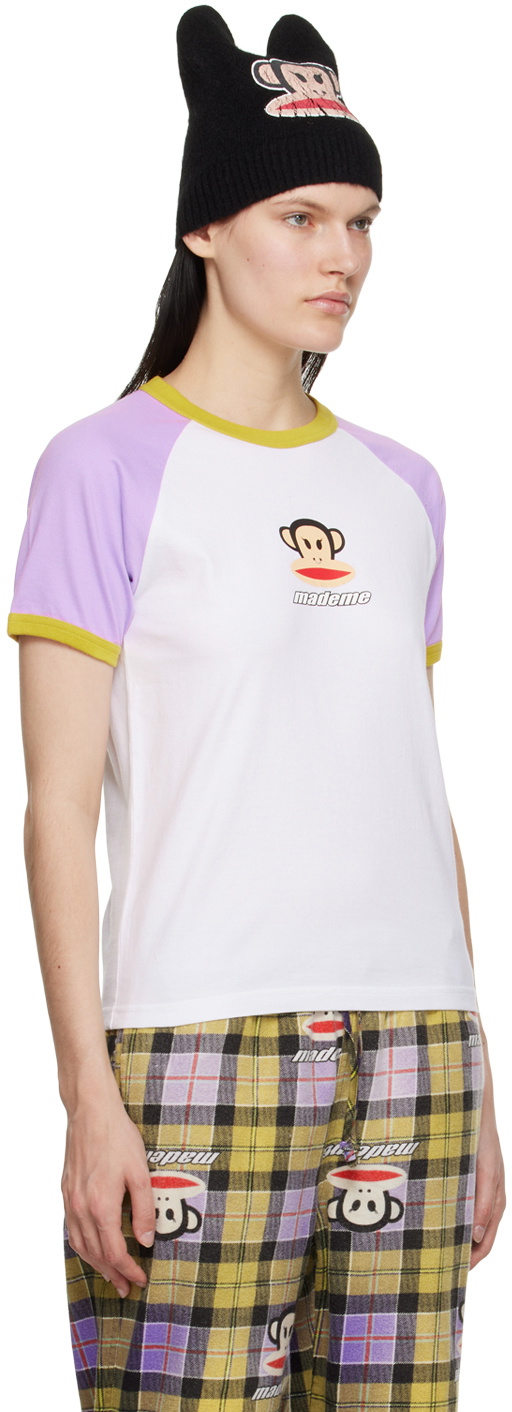 MadeMe White Ringer T-Shirt