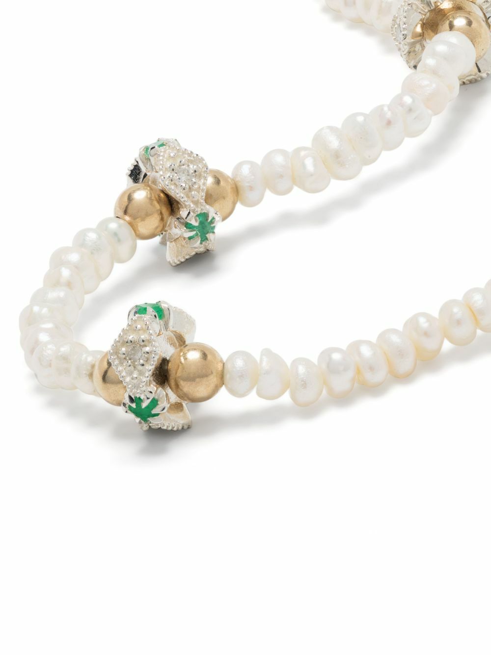 Pascale Monvoisin 9K Yellow Gold Chelsea N°2 Pearl And Diamond Bracelet ...
