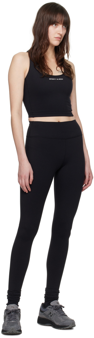 Sporty & Rich Black SR Bold Top Sporty & Rich