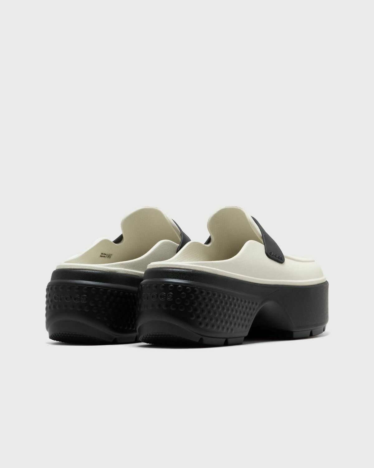 Crocs Stomp Loafer Black/White Sandals & Slides Crocs
