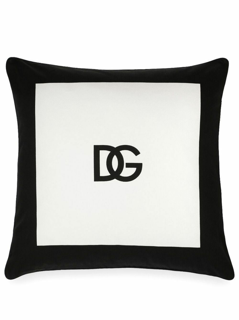 Dolce & Gabbana White DG Logo Cushion Dolce & Gabbana