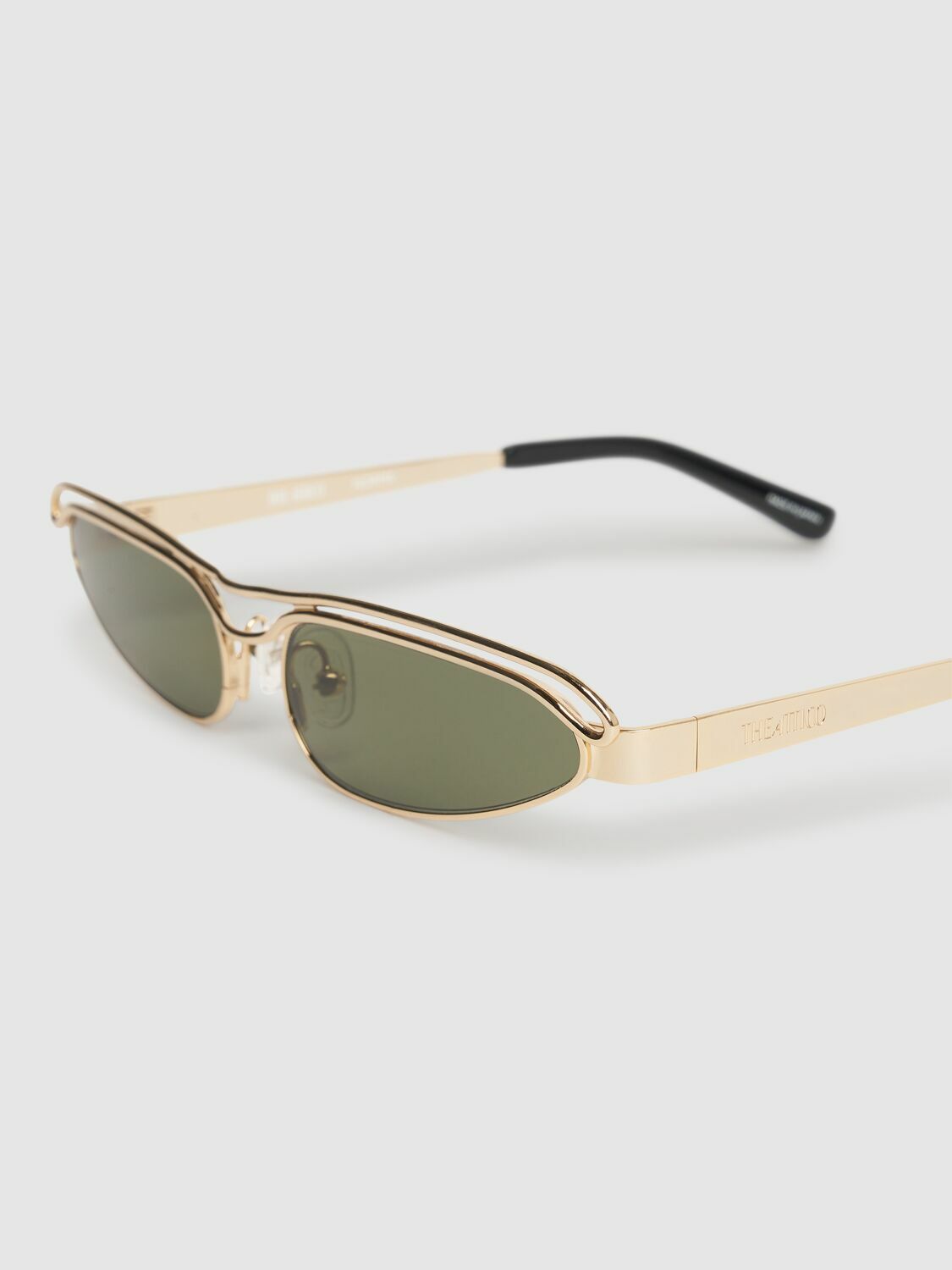 THE ATTICO Slim Metal Sunglasses The Attico