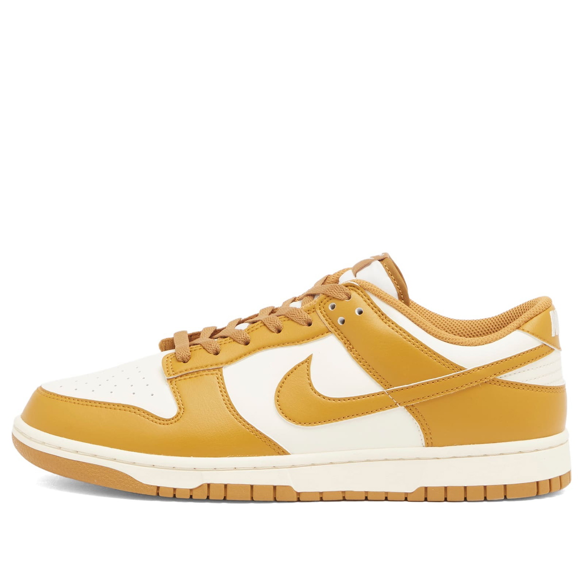 Nike Men's Dunk Low Retro Sneaker in Ivory Wheat/White Nike
