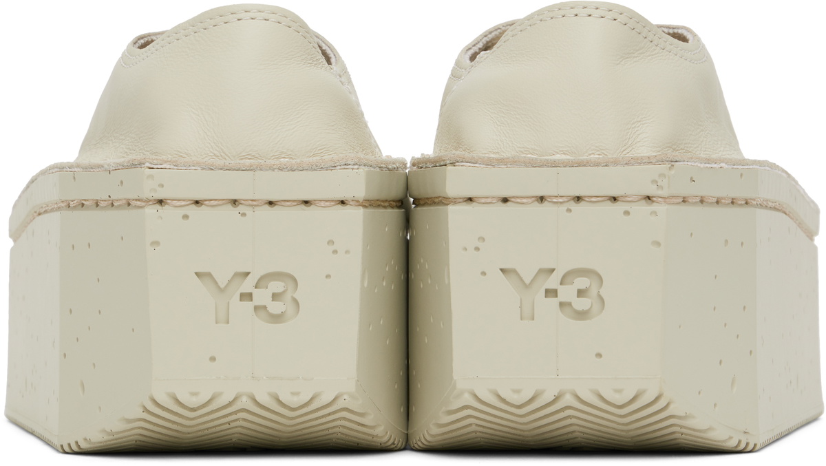 Y-3 Beige Kyasu Lo Sneakers Y-3