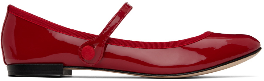Repetto Red Lio Ballerina Flats Repetto