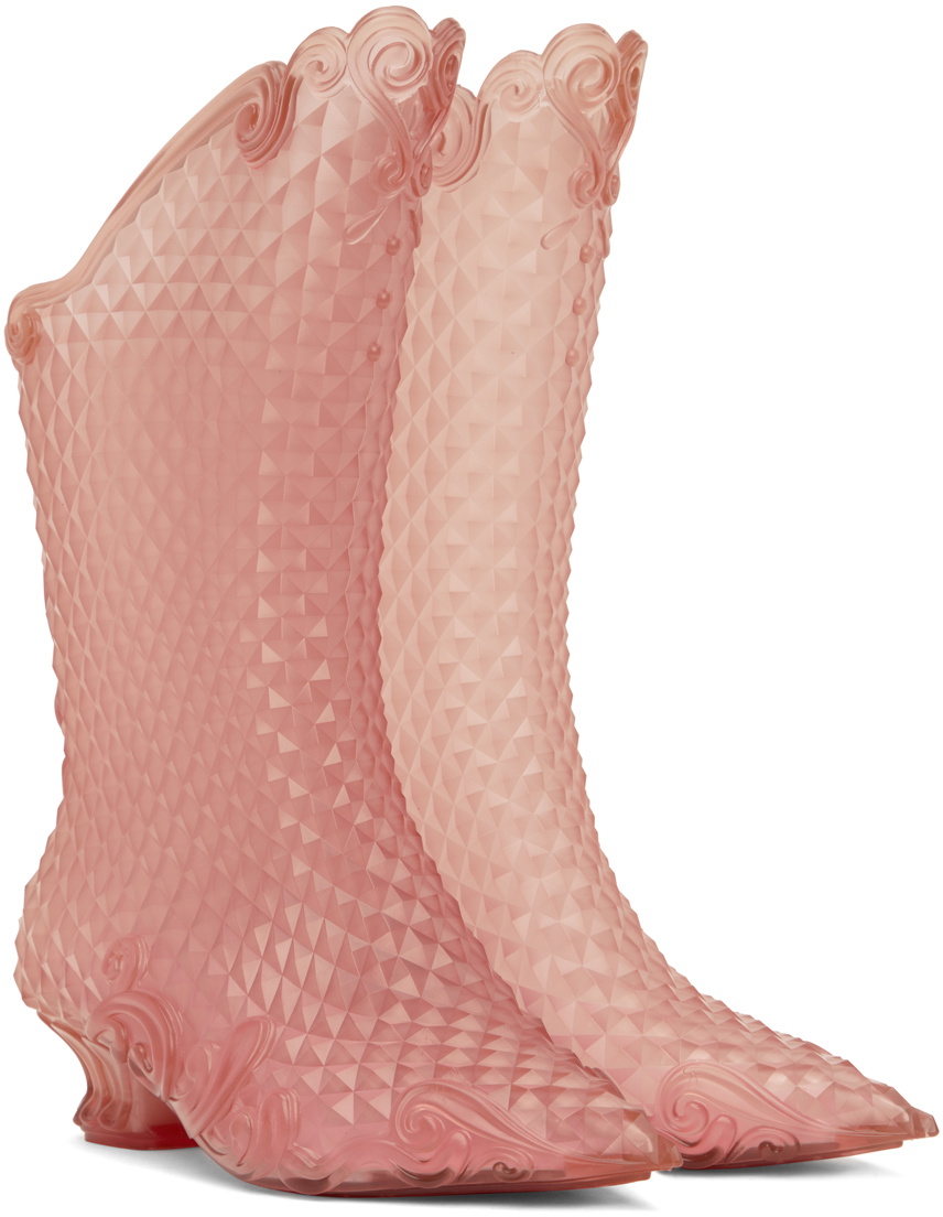 Y/Project Pink Melissa Edition Court Boots Y/Project