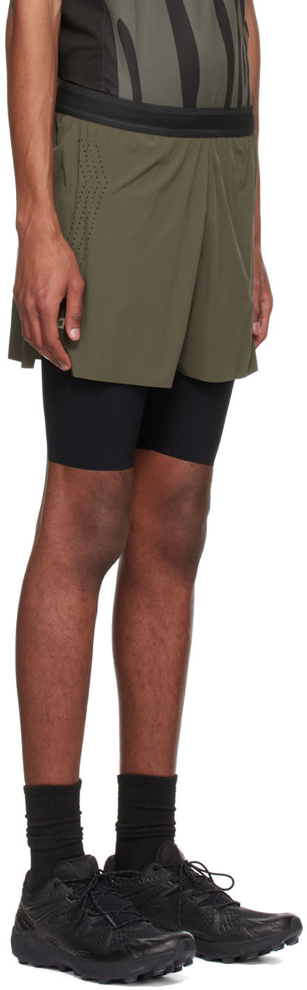 Soar Running Khaki Dual Run 3.0 Shorts Soar Running
