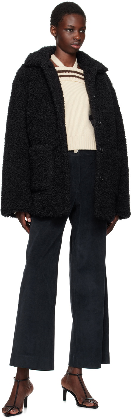 Kijun Navy Cotton Trousers Kijun