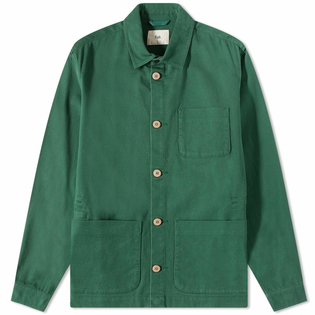Folk Men's Assembly Jacket in Forest Green Folk