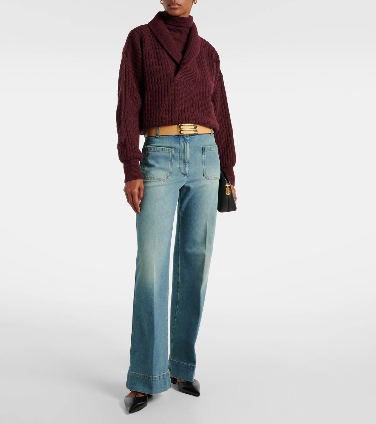 Victoria Beckham Wool turtleneck sweater Victoria Beckham