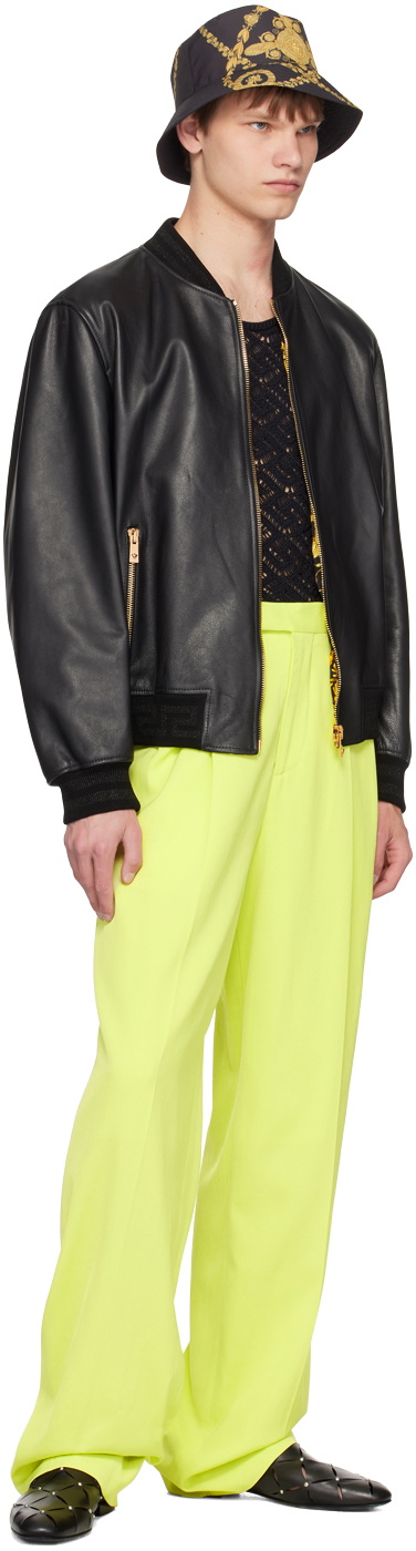 Versace Green Formal Trousers Versace