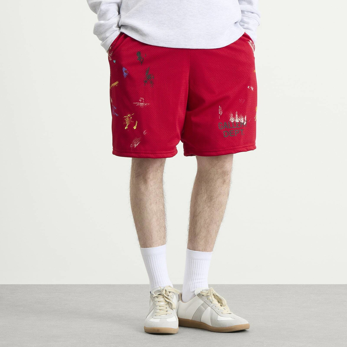 Gallery Dept Men's Studio Gym Short in Red Gallery Dept.