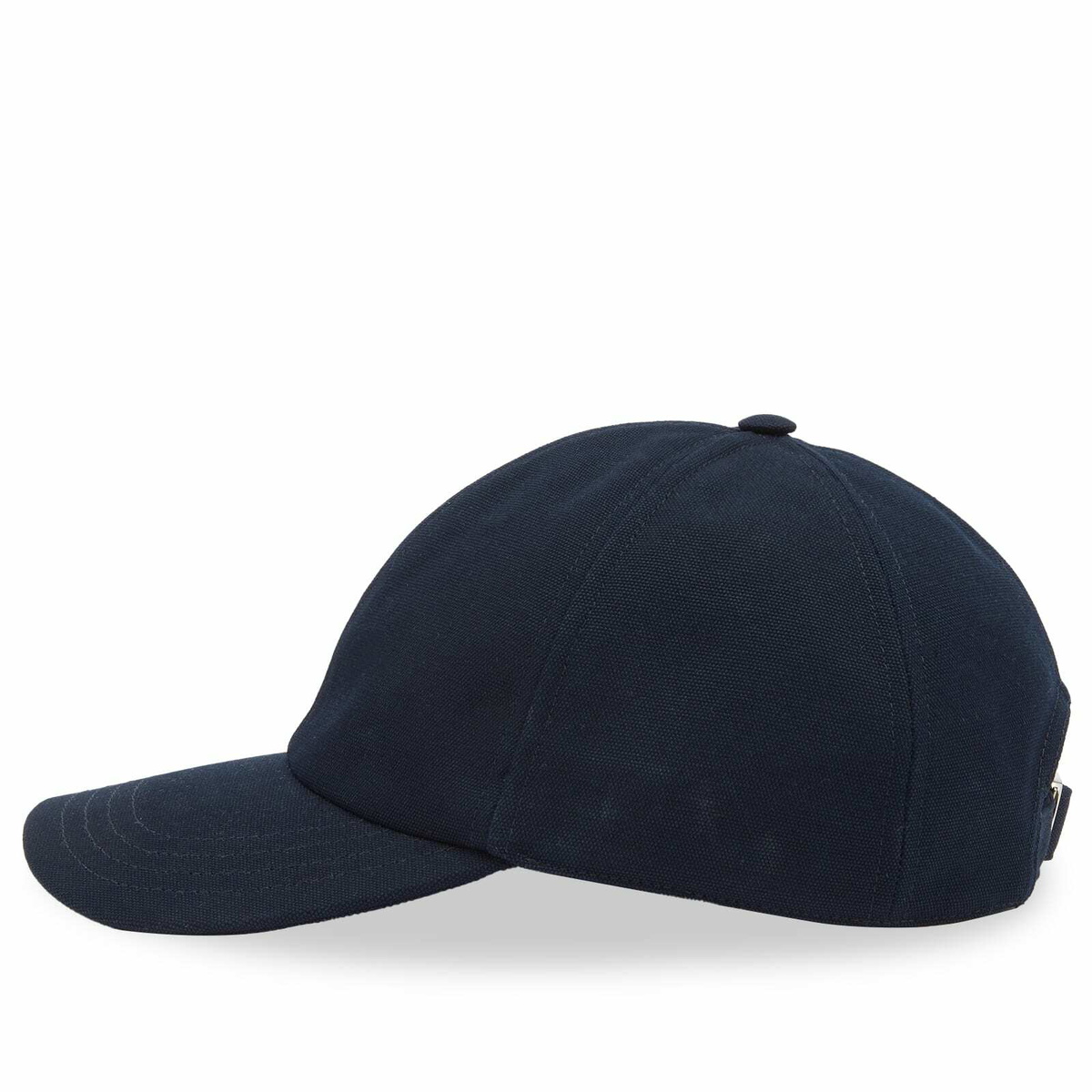 Gucci Men's Frame Logo Cap in White/Ink Gucci