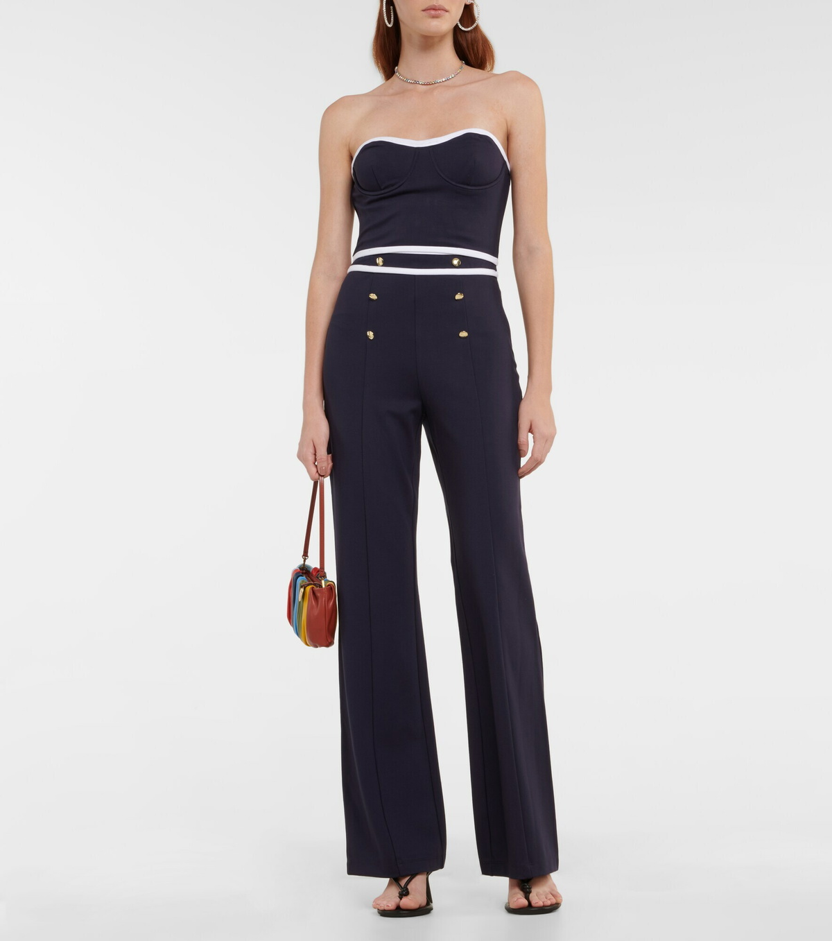 Staud - Chaplin rayon-blend flared pants Staud