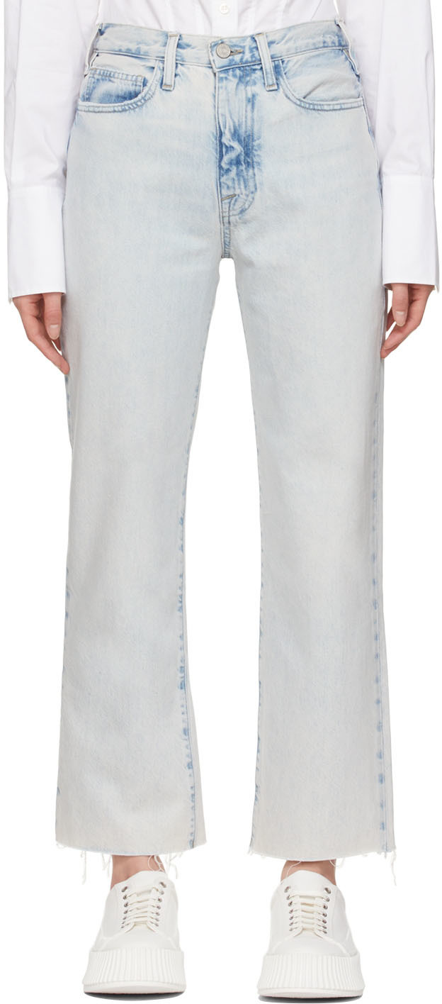 Frame Blue 'Le Jane Crop' Jeans Frame Denim