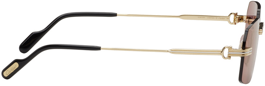 Cartier Gold Square Sunglasses Cartier