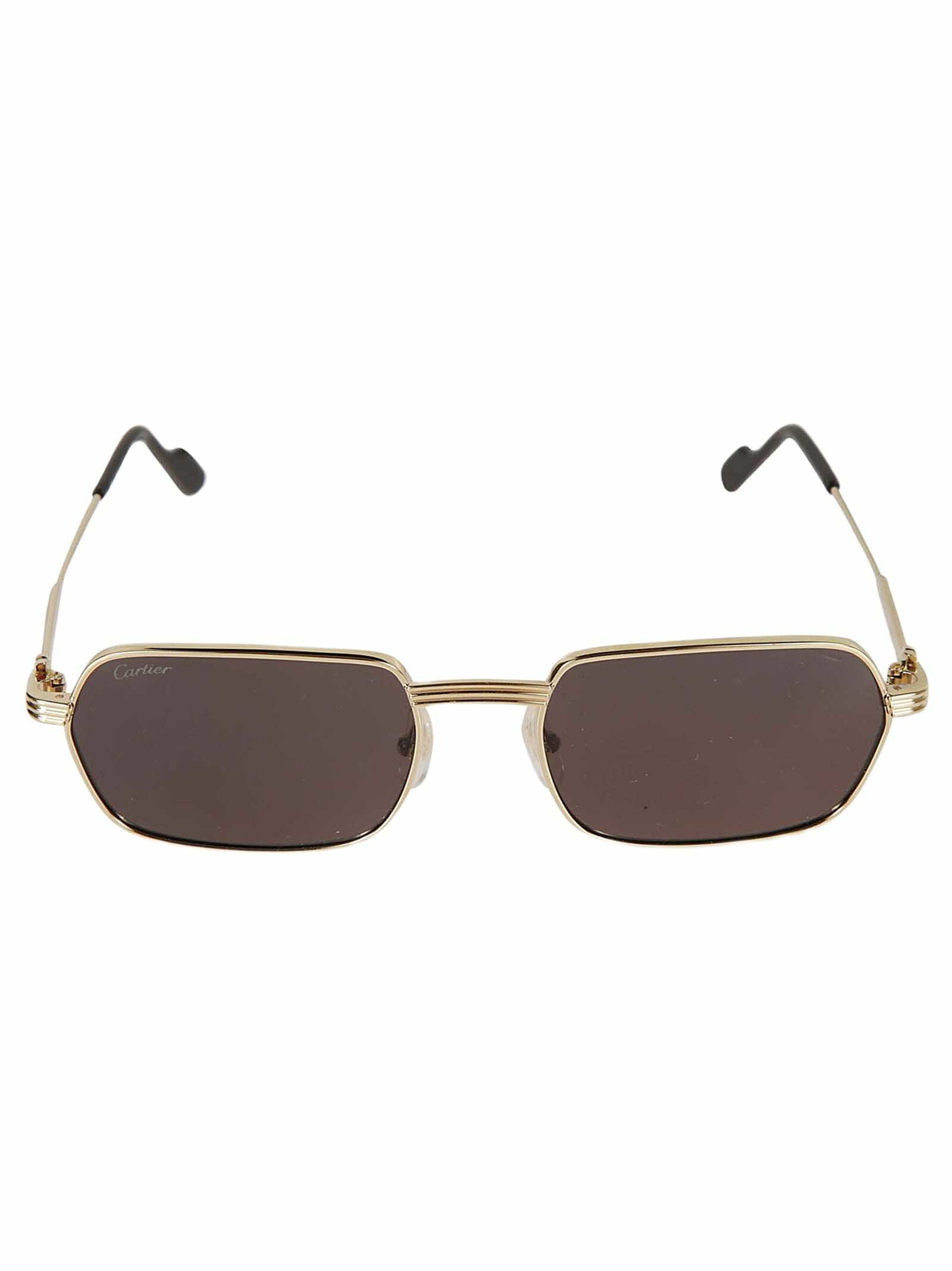 Cartier Eyewear Rectangle Curved Sunglasses Cartier