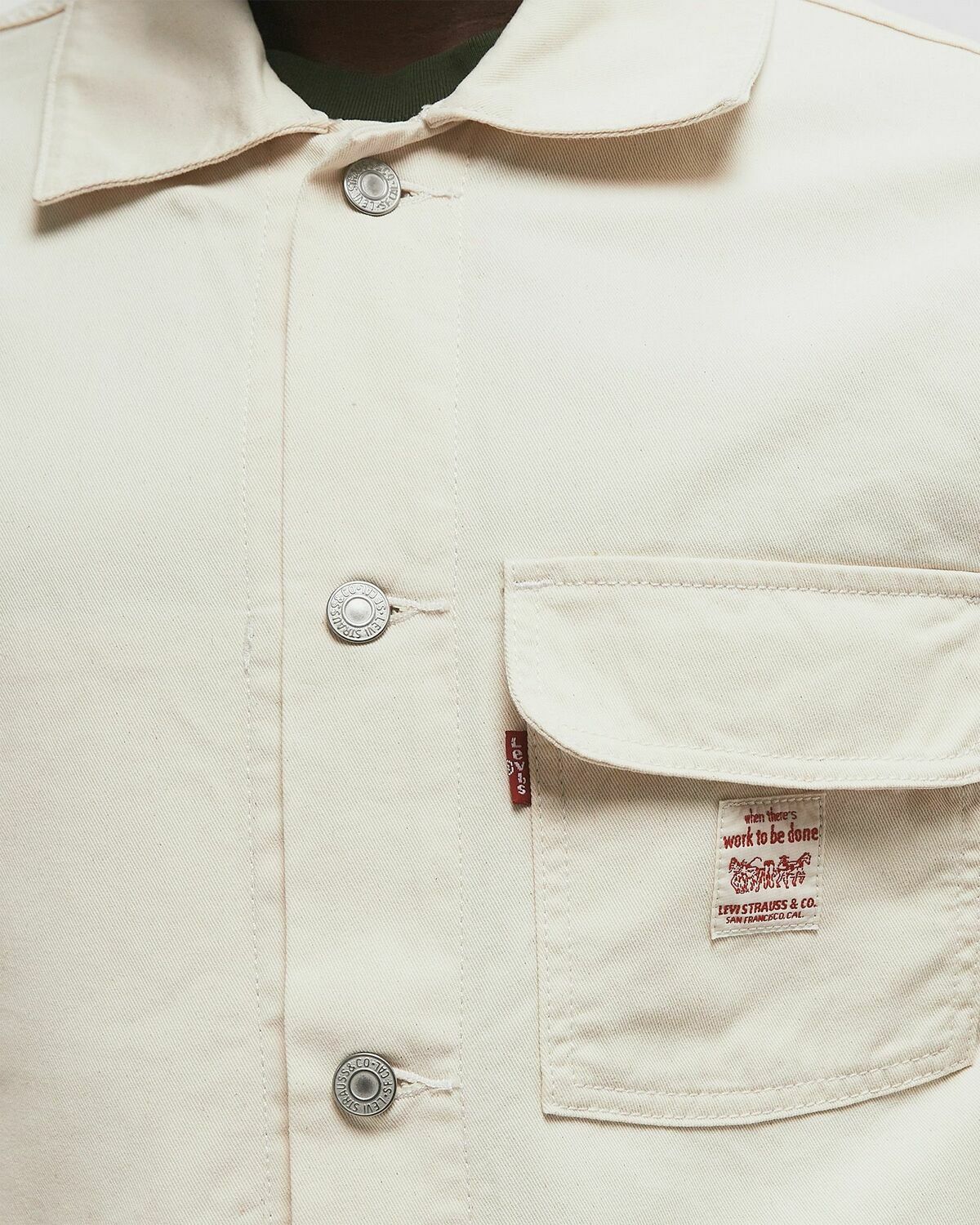 Levis BROADWAY ENIGNEER COAT Beige Mens Coats/Denim Jacket Levis