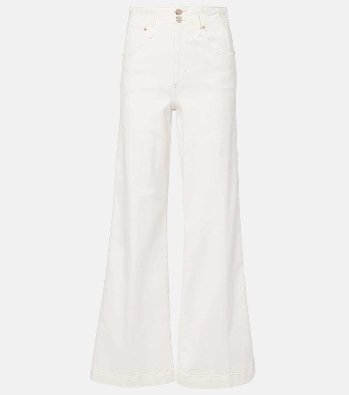 Frame The Seamed Wide high-rise pants Frame Denim