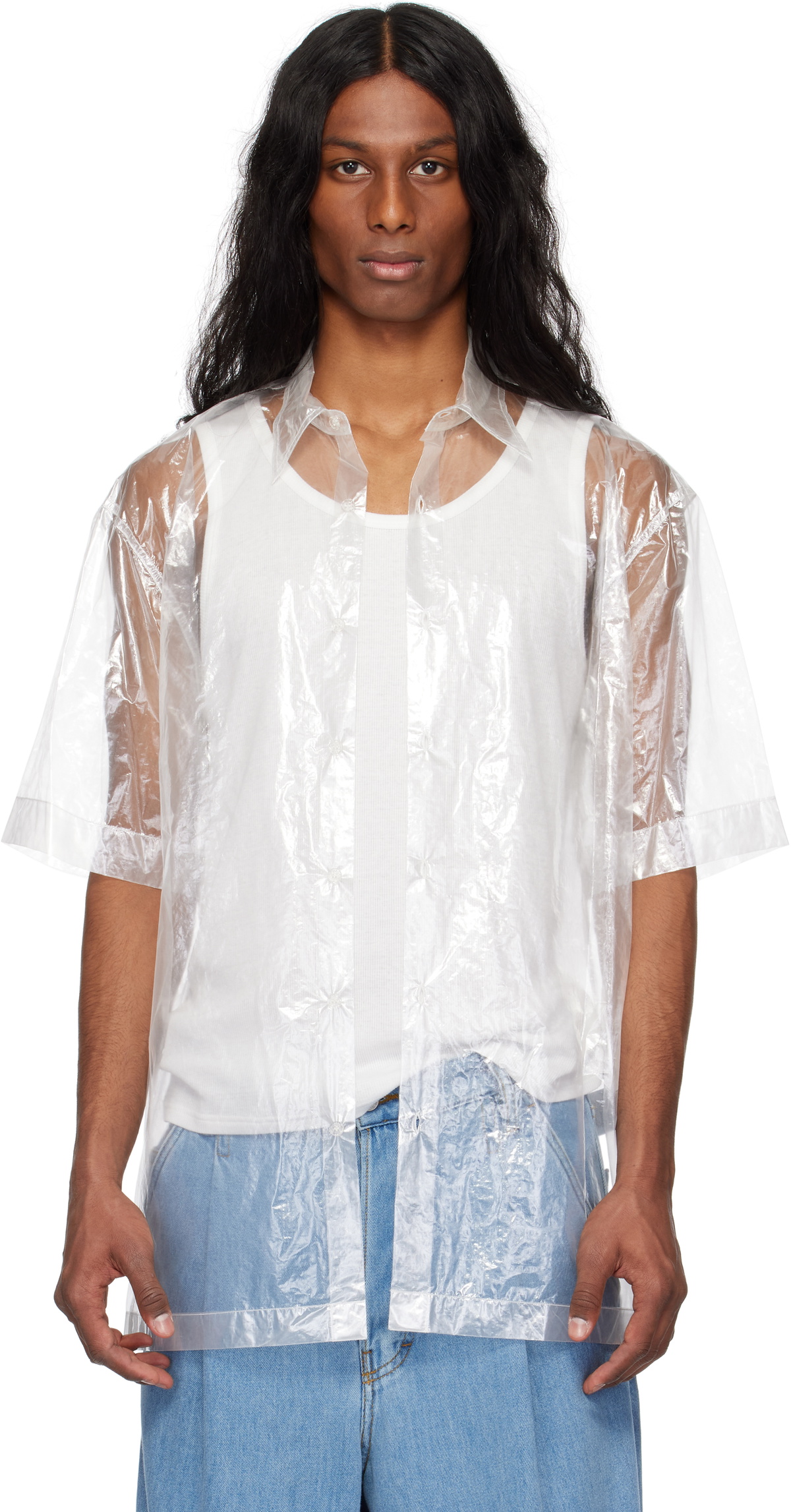 Dries Van Noten Transparent Nylon Shirt Dries Van Noten