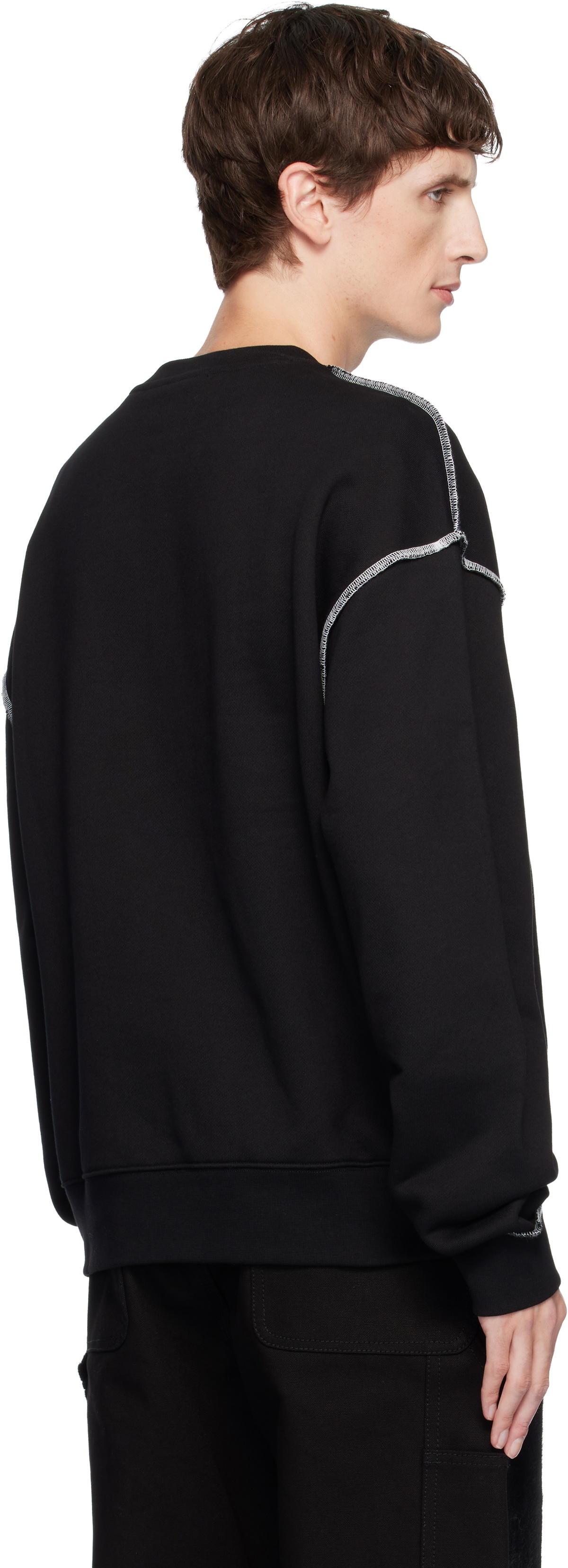 Andersson Bell Black Liquid Logo Sweatshirt Andersson Bell