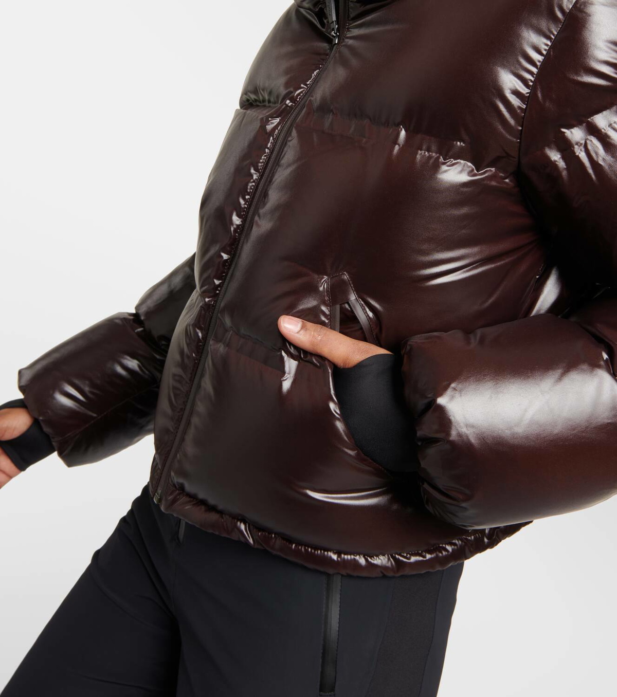 Aztech Mountain Minnie cropped down ski jacket Aztech Mountain