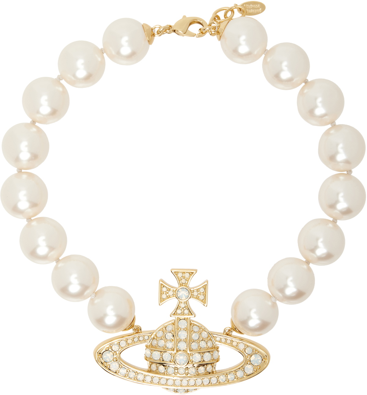 Vivienne Westwood White Neysa Necklace Vivienne Westwood