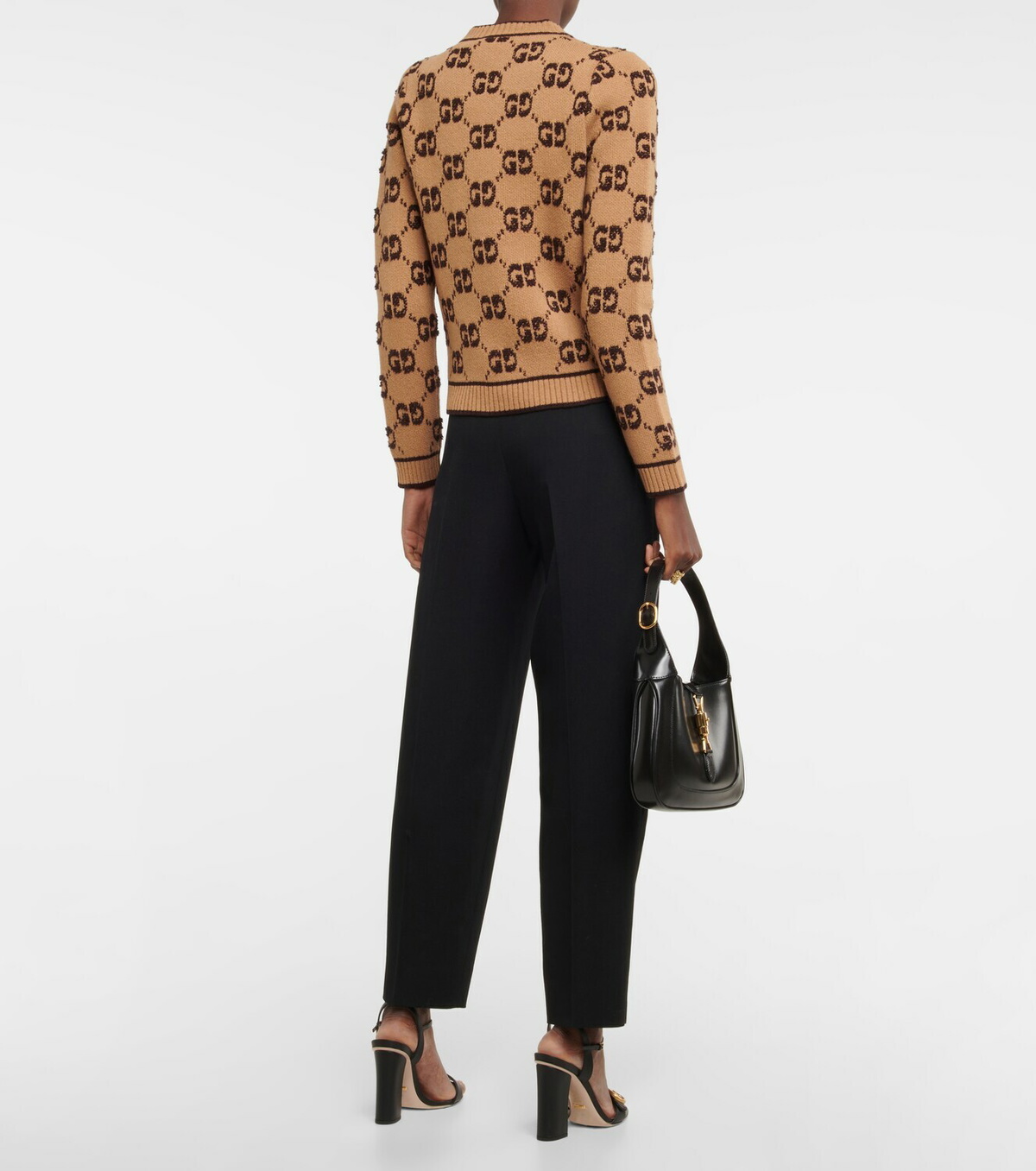Gucci - GG jacquard wool bouclé cardigan Gucci