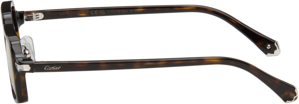 Cartier Brown 'Première de Cartier' Sunglasses Cartier