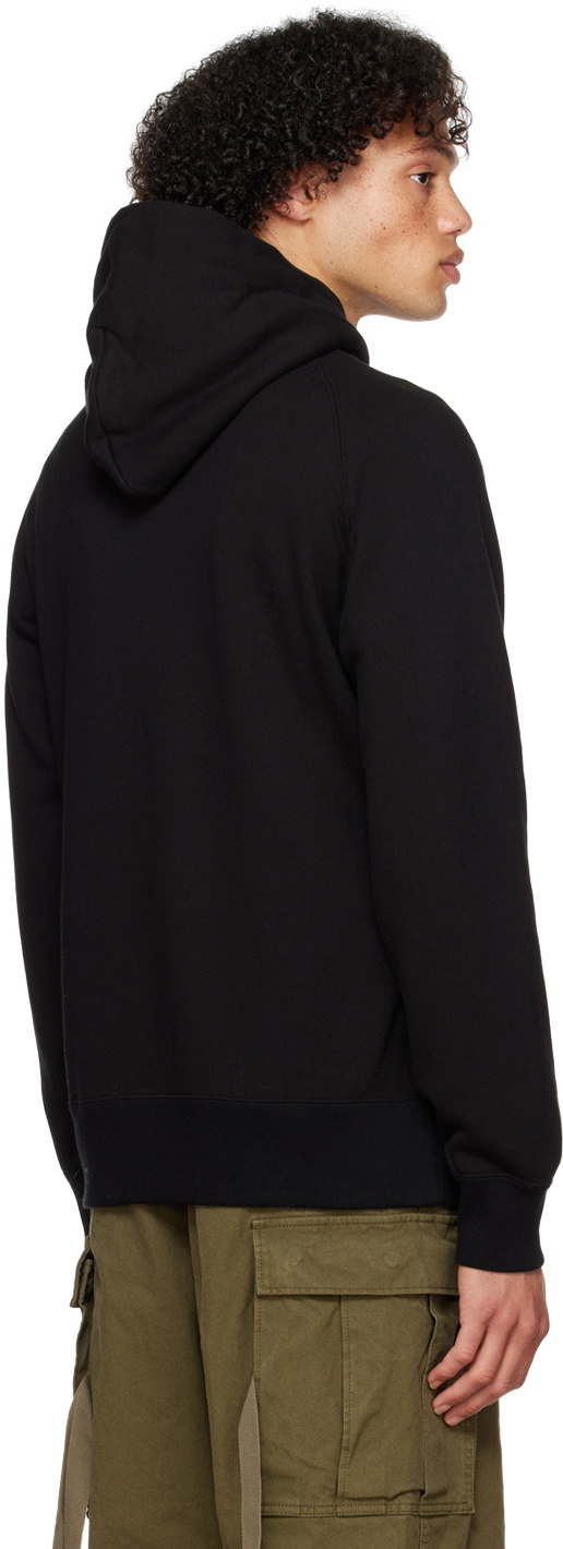 sacai Black Back To Back To Back Hoodie Sacai
