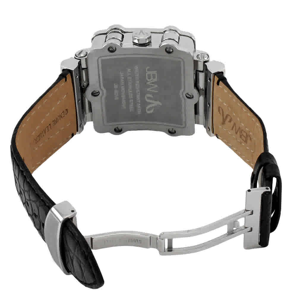 JBW Phantom Silver-tone Chronograph Crystal Dial Silver-tone Steel ...