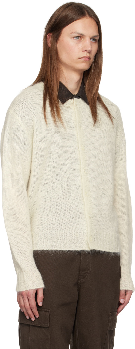 Dunst Off-White Button Cardigan Dunst