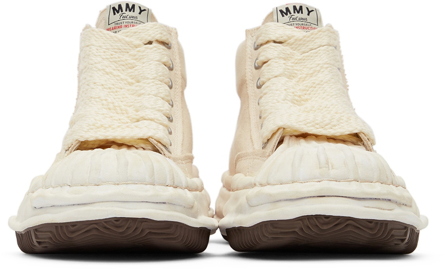 Miharayasuhiro Beige Blakey High Sneakers Maison MIHARA YASUHIRO