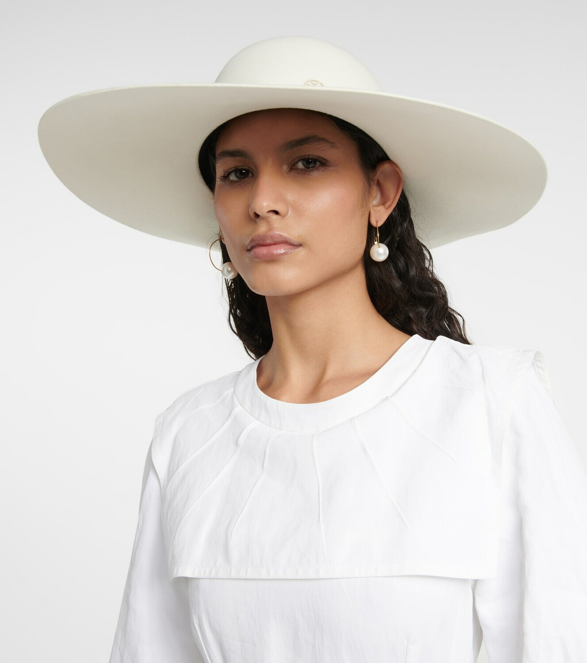 Maison Michel - Blanche wool felt hat Maison Michel