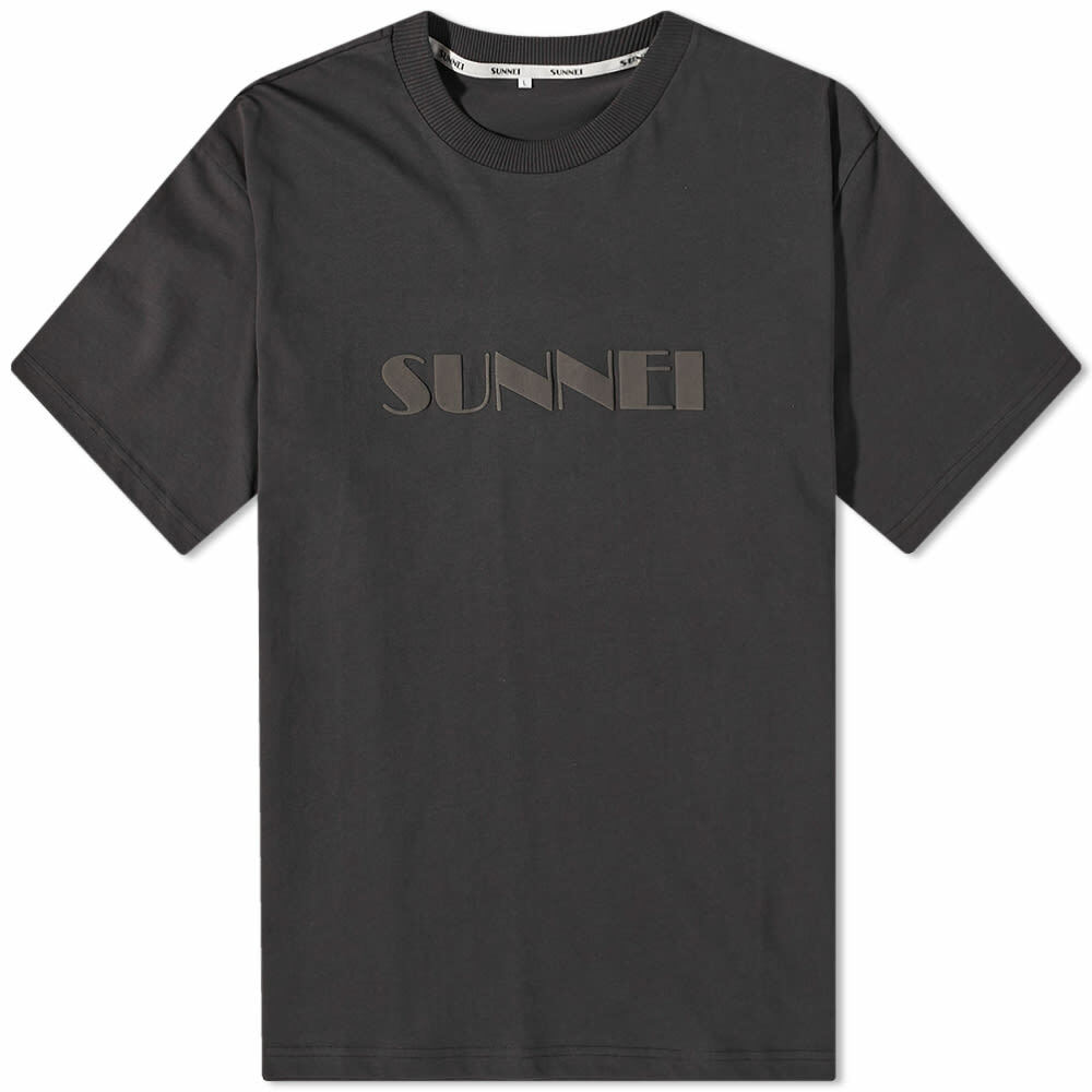 Sunnei Men's Logo T-Shirt in Black Sunnei