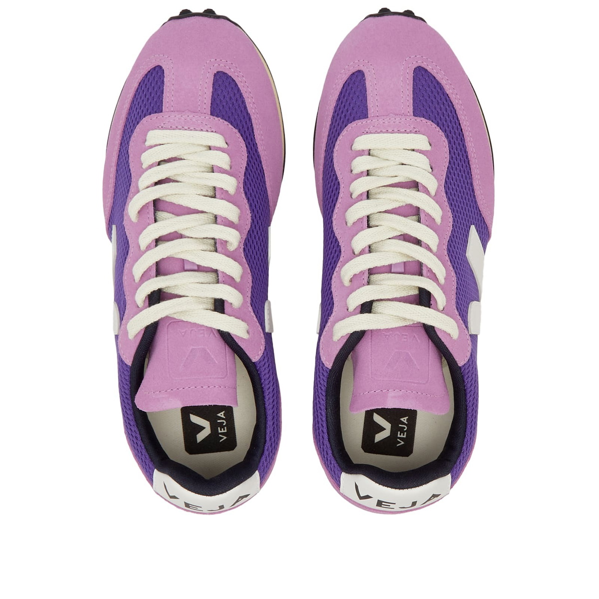 Veja Womens Women's Rio Branco Sneakers in Purple/White VEJA