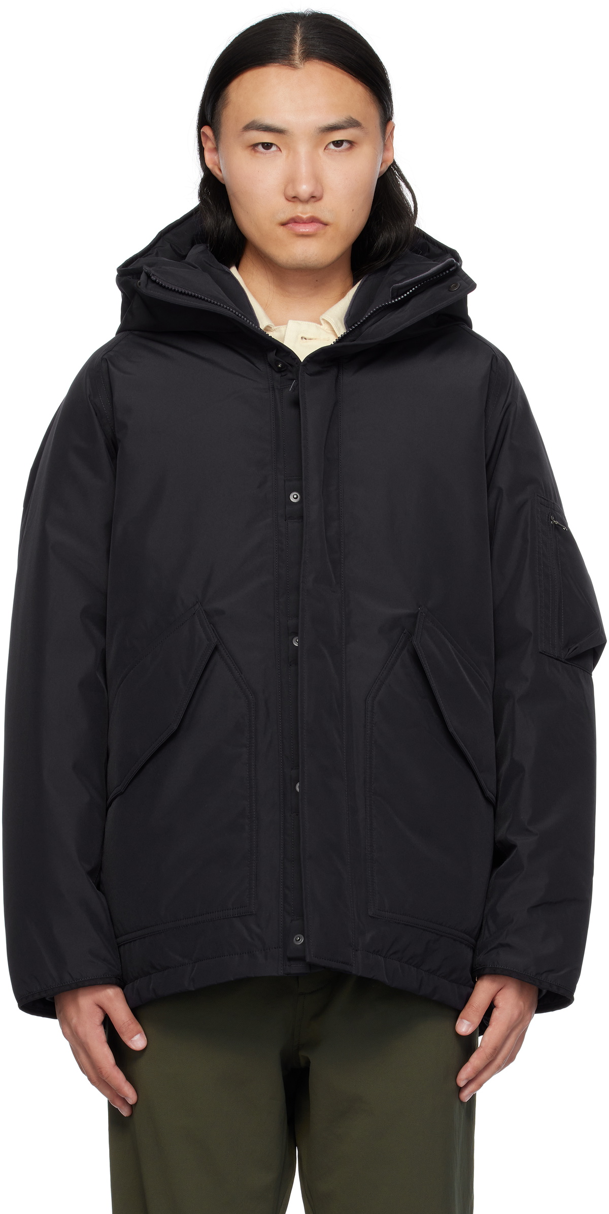 nanamica Navy GORE-TEX Down Coat Nanamica